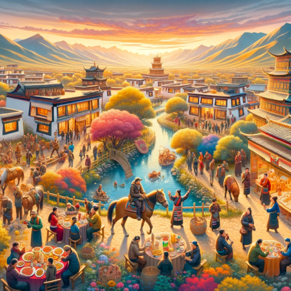 Discover the Tranquil Beauty of Dadong Village, Nyima Tang